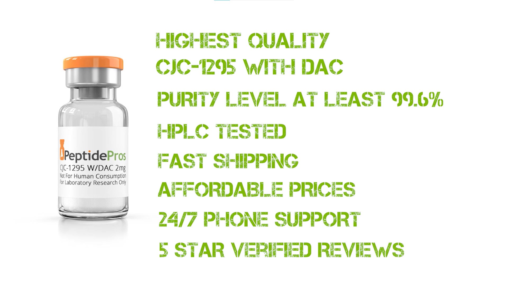 CJC-1295 with DAC for Sale from Peptide Pros